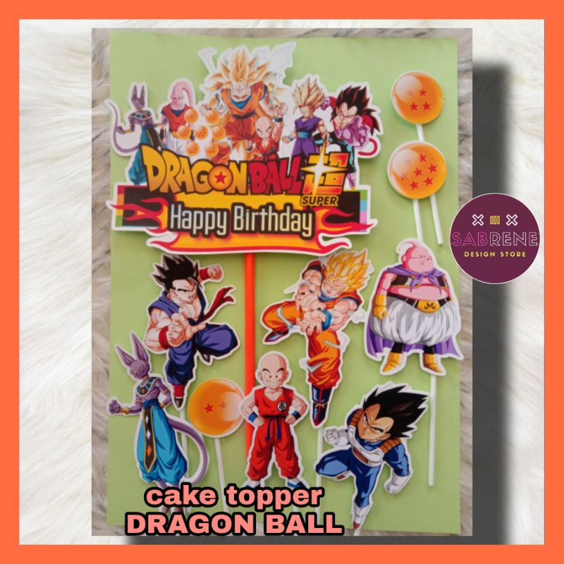 Cake Topper DRAGON BALL Ready Stock | Shopee Malaysia