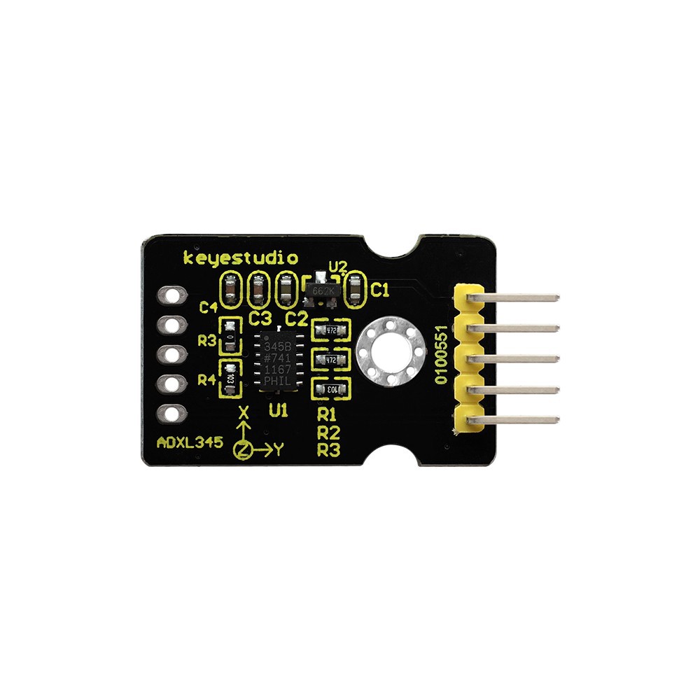 Keyestudio ADXL345 Three Axis Accelerometer Module for Arduino Raspberry Pi Hobby/School/STEM ...