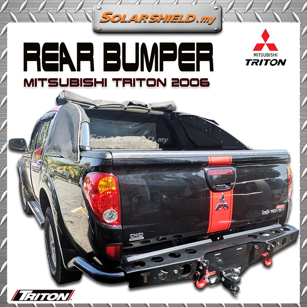 Mitsubishi Triton 2006-2014 Rear Bumper 4X4 Rear Bumper 4X4 Rear Bull ...