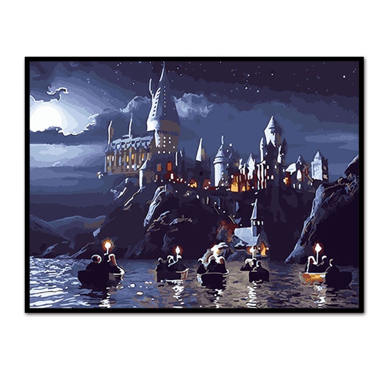 DROFE Harry Potter Paint By Number Wall Art Gift (40 x 50cm) | Shopee ...