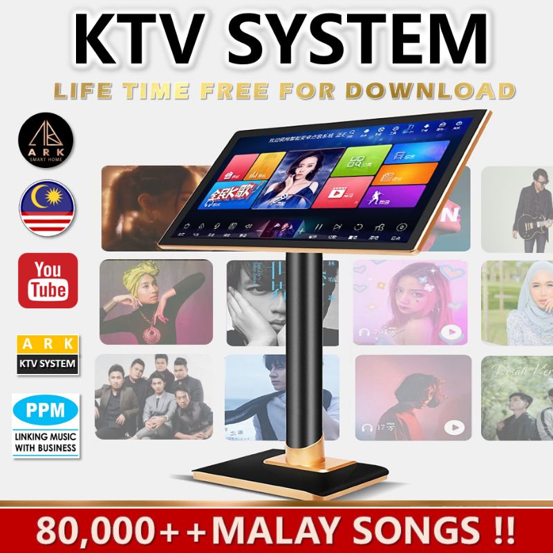 KTV System With Touch Screen ( VOD / Multiple languages Version ) | Shopee Malaysia