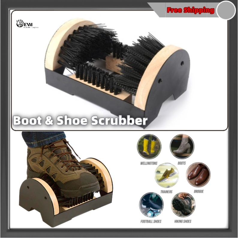 WBC110 (Direct Factory) Fast Cleaning Boot Scrubber PP Bristle Deluxe ...