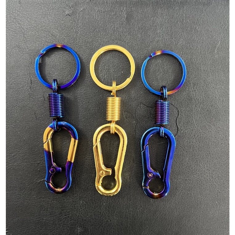 Titanium Gold Carabiner Stainless Steel Gourd Buckle Carabiner Keychain ...