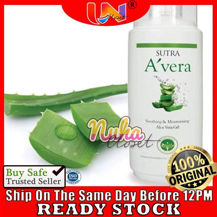 Sutra Avera Natural Soothing & Moisturizing Skincare Aloe Vera Gel Reduce Scare Acne Treatment ...