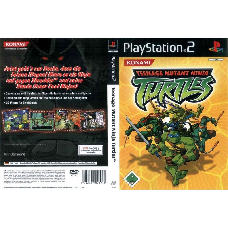 PS2 CD GAMES (Teenage Mutant Ninja Turtles) | Shopee Malaysia