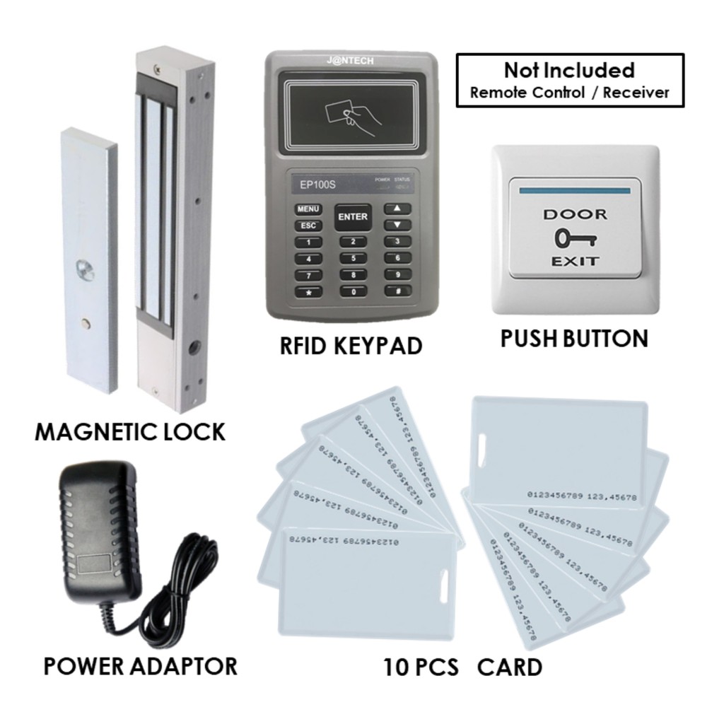 RFID Door Access Control System J@NTECH / JANTECH EP100S With Electric ...