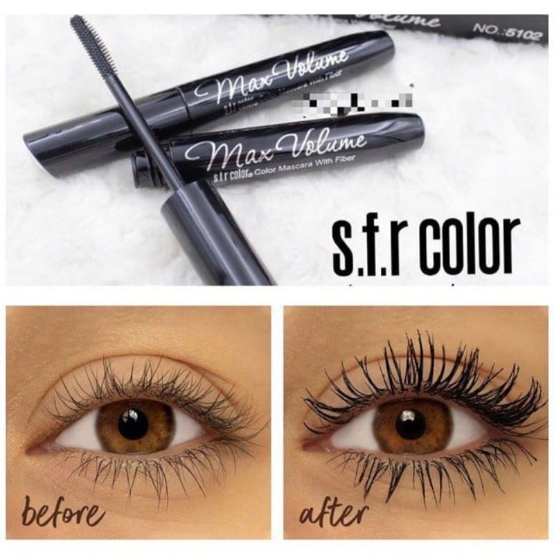 SFR COLOR MAX VOLUME MASCARA WATERPROOF📌 | Shopee Malaysia
