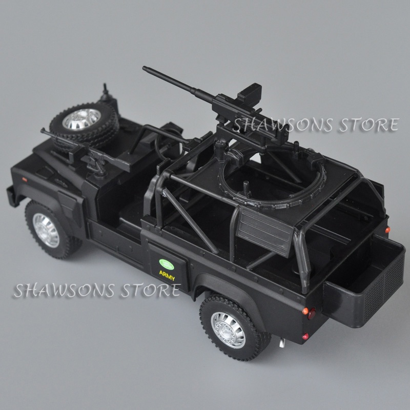 1:32 Scale Diecast Military Model Toys Land Rover Defender Army ...