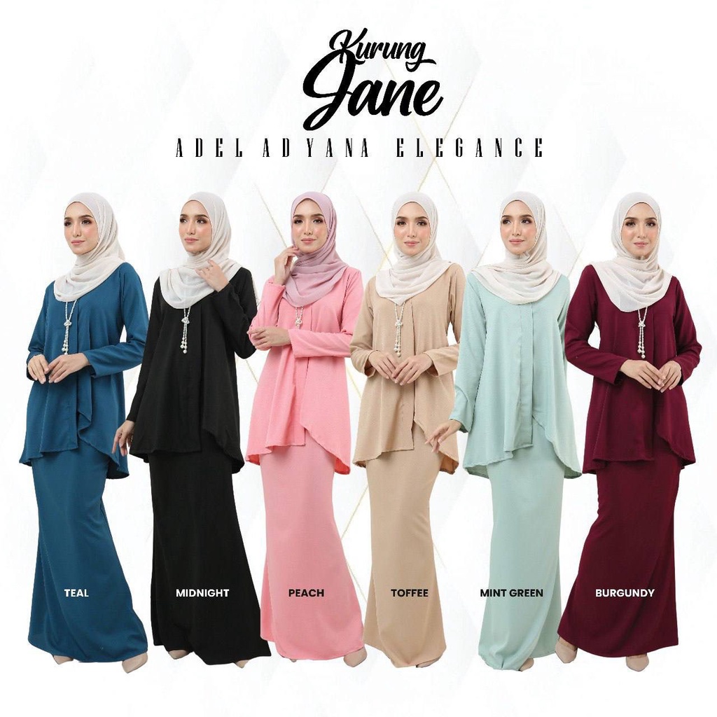KURUNG JANE 🌸SEDONDON MODEN KEBAYA 2023 🌸 KURUNG MODEN MURAH 🌸 KURUNG ...