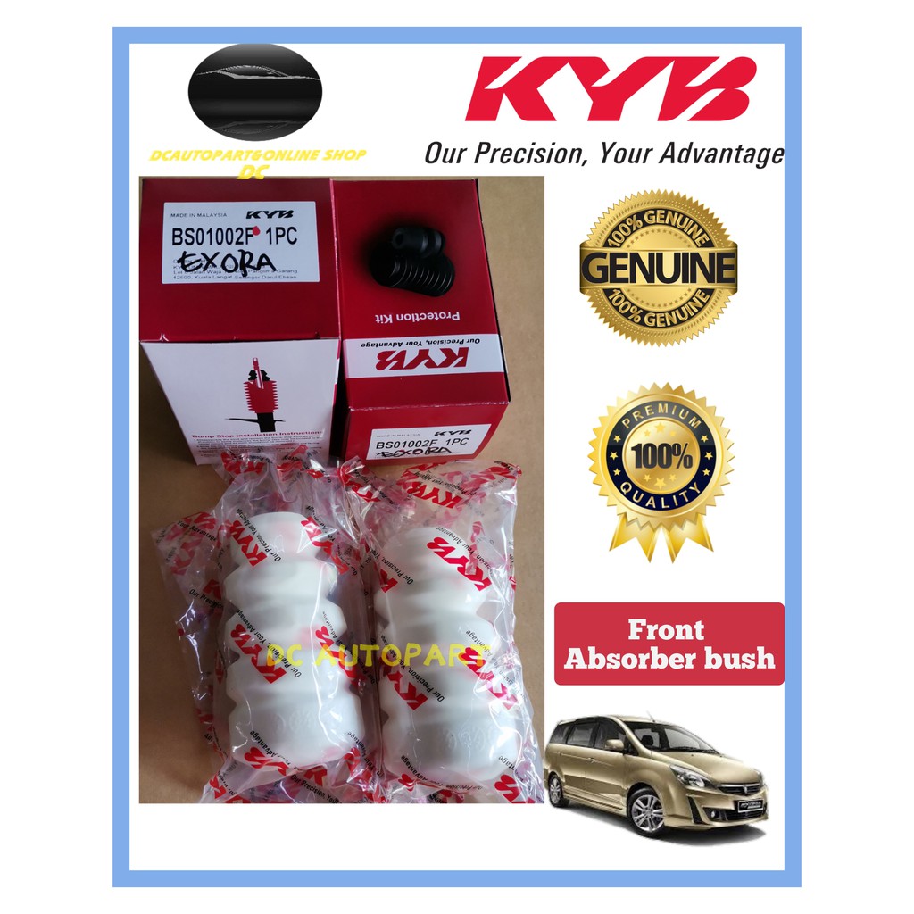 100% ORIGINAL KYB PROTON EXORA / EXORA BOLT FRONT ABSORBER SHAFT BUSH ...