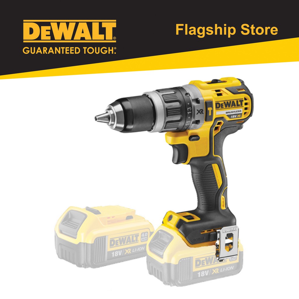 Dewalt DCD796M2-B1 18V Brushless Compact Hammer Drill Driver ( Bare ...