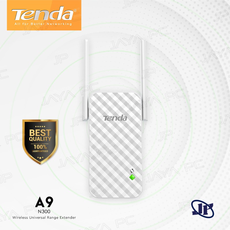 Tenda A9 N300 Universal Repeater WiFi Range Adapter Wireless Network ...