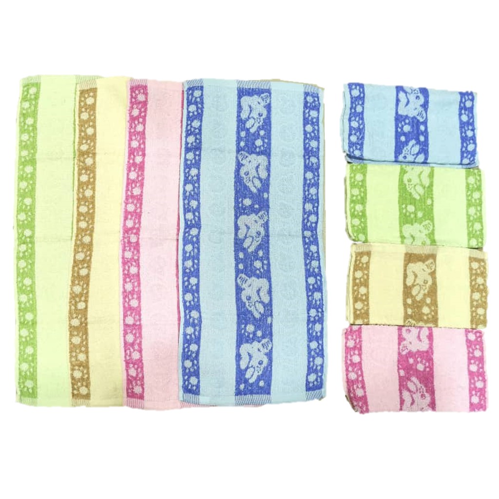 70CM X 32CM FACE TOWEL / TUALA MUKA 100% absorb water / 100% sirap air ...