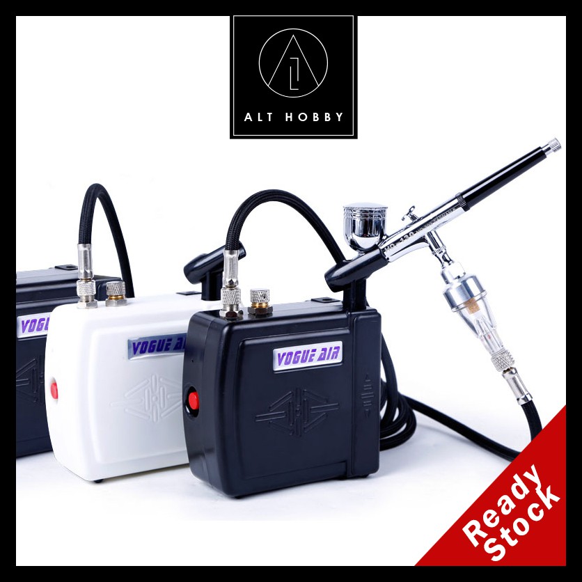 Vogue Air Mini Compressor Kit Set/ Makeup Airbrush Set/ Airbrush ...