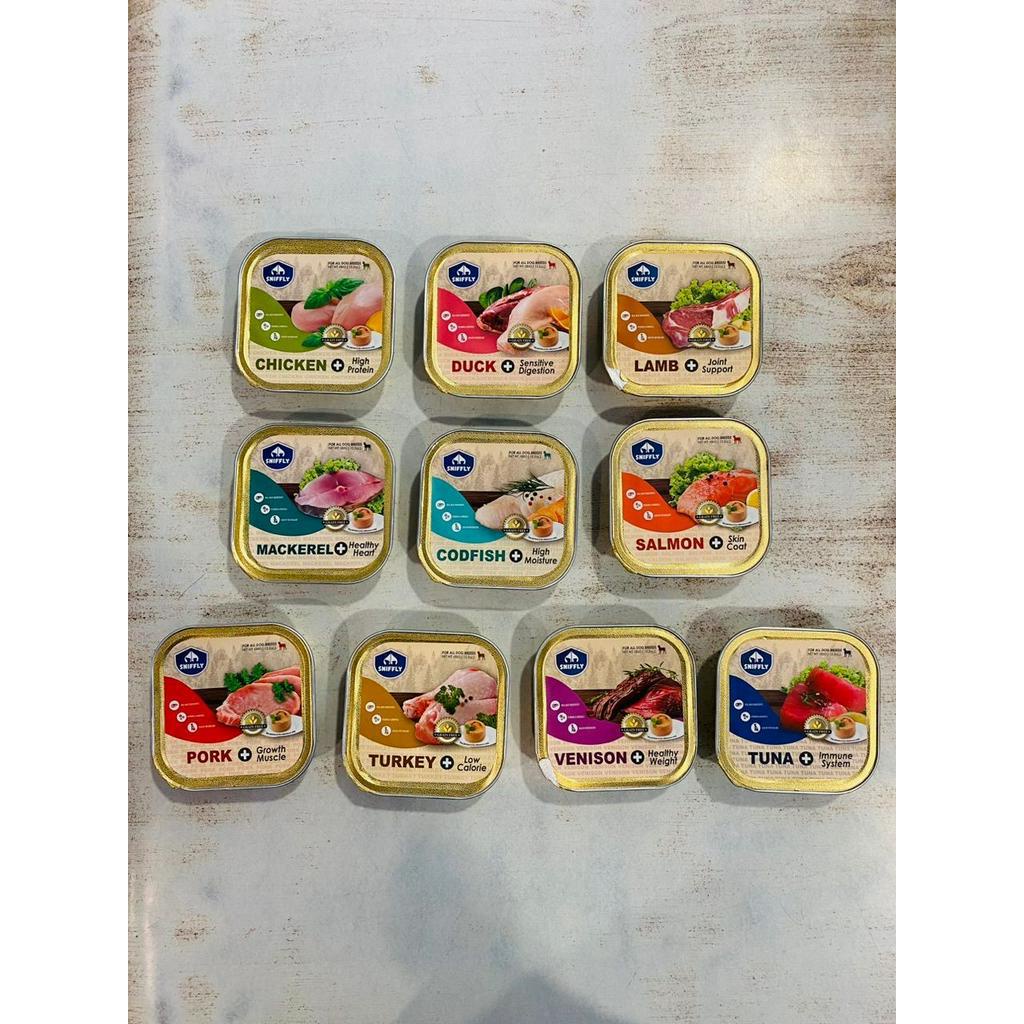 SNIFFLY DOG WET MEAT TRAY 100G FOR ALL DOG BREEDS | Shopee Malaysia