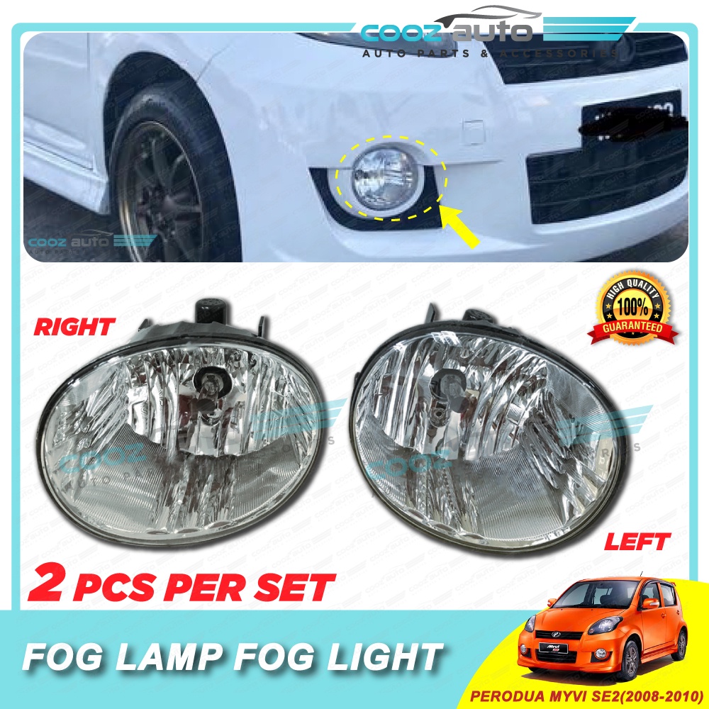 Perodua Myvi SE 2008 Foglamp Fog Lamp Fog light Spot Light | Shopee ...