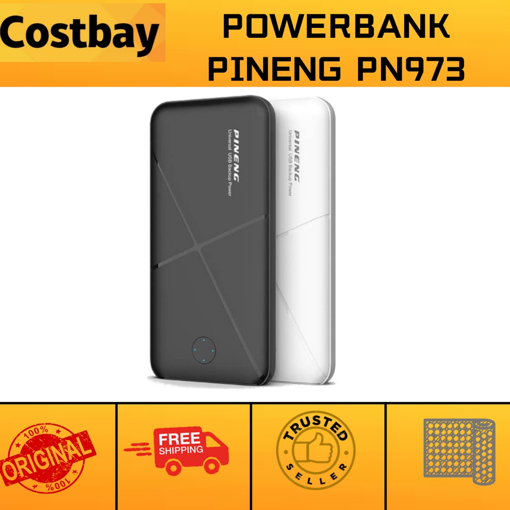 【ORIGINAL】PINENG PN973 Powerbank-10,000mAh - 1 Year warranty | Shopee ...