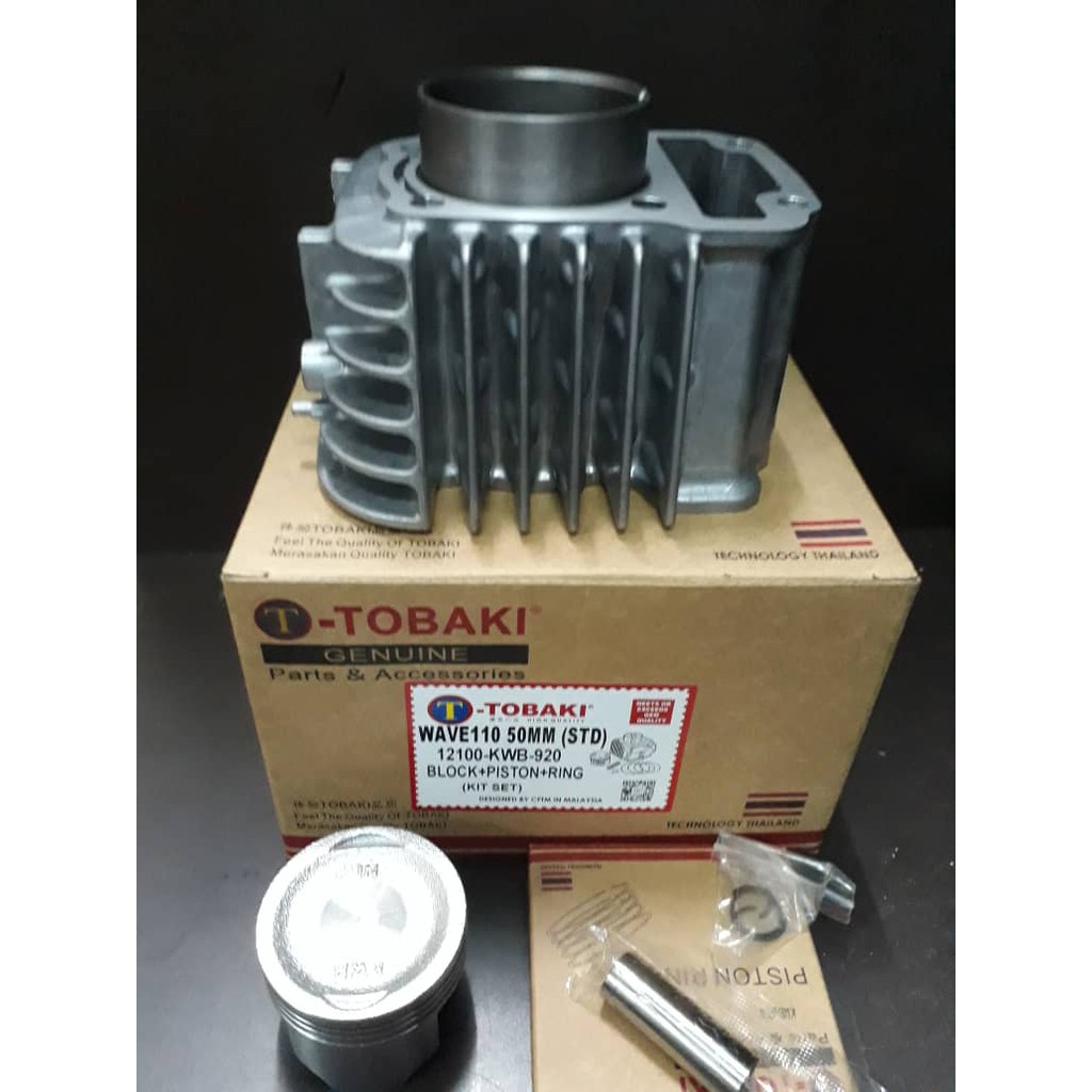 TOBAKI BLOCK RACING SET Wave 110 W110 DASH 110 DREAM 110 WAVE DX CX ...