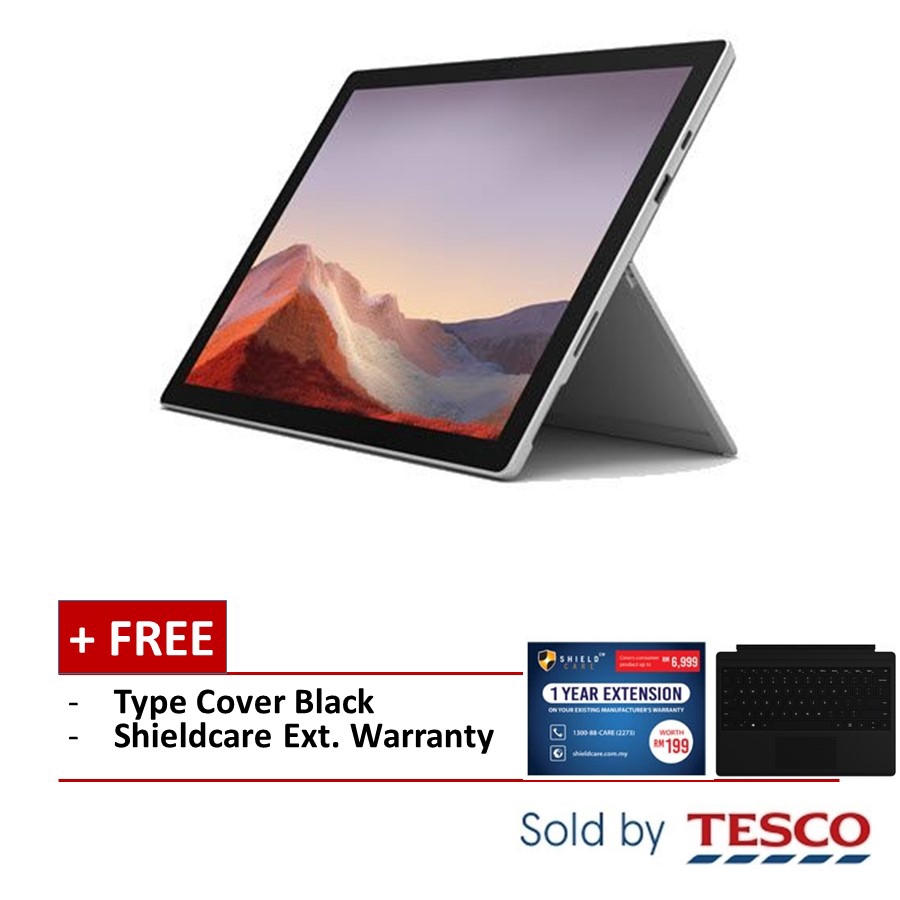 Microsoft Surface Pro 7 (VDV-00012) i5/8GB/128GB Platinum + TC Black ...