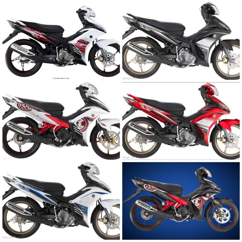 BODY COVER SET YAMAHA 135LC II 135LC V2 100% ORIGNAL YAMAHA | Shopee ...