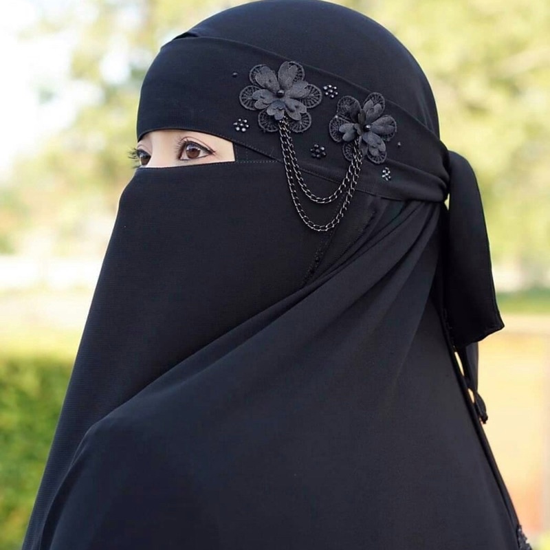 Niqab Bandana Niqab Cadar Niqab Yemen Niqab Cadar Niqab Color Virall ...