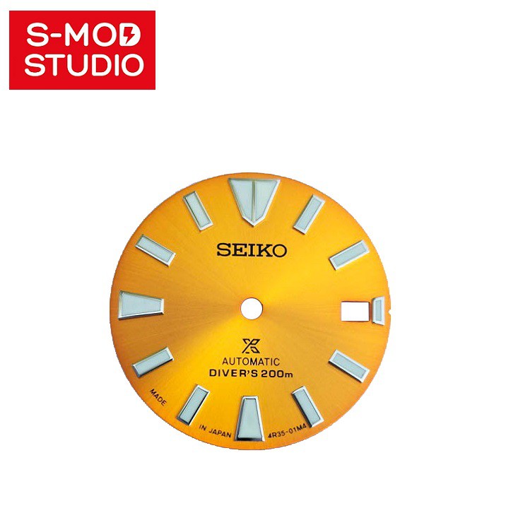 S-MOD Seiko Dial Samurai Orange Seiko Mod | Shopee Malaysia