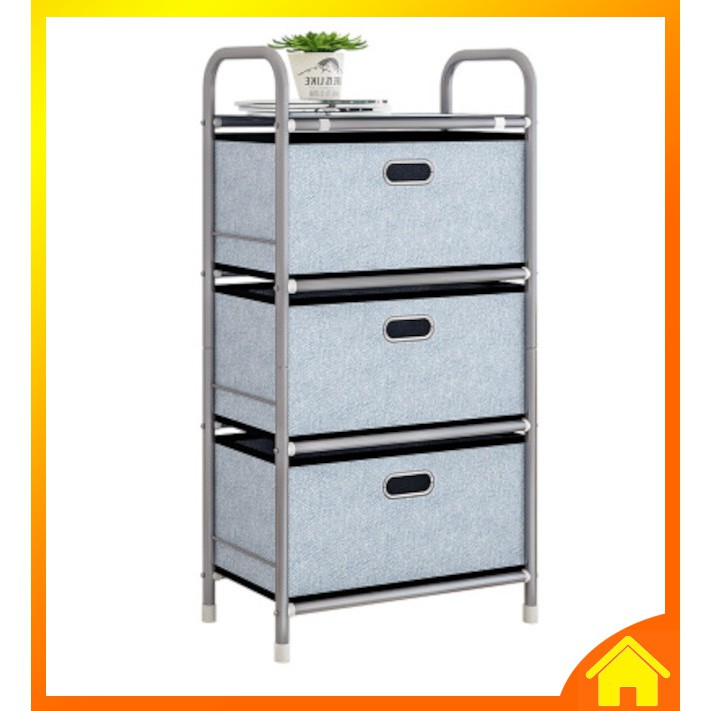 [OneHome] 4 Tier Organizer Rack Drawer Cabinet Wardrobe Clothes Rak ...