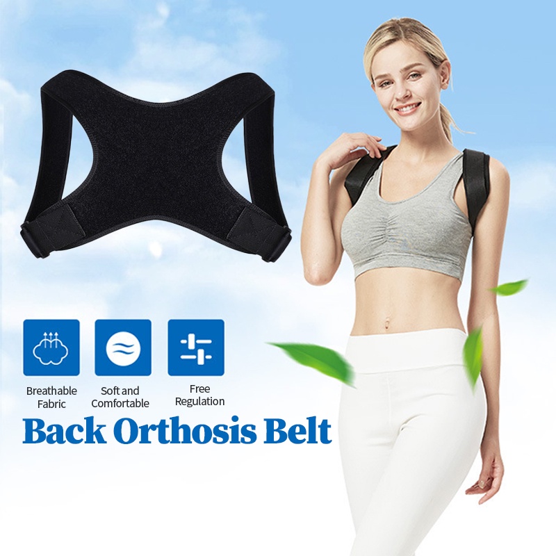 back support belt posture corrector shoulder support back pain support ...
