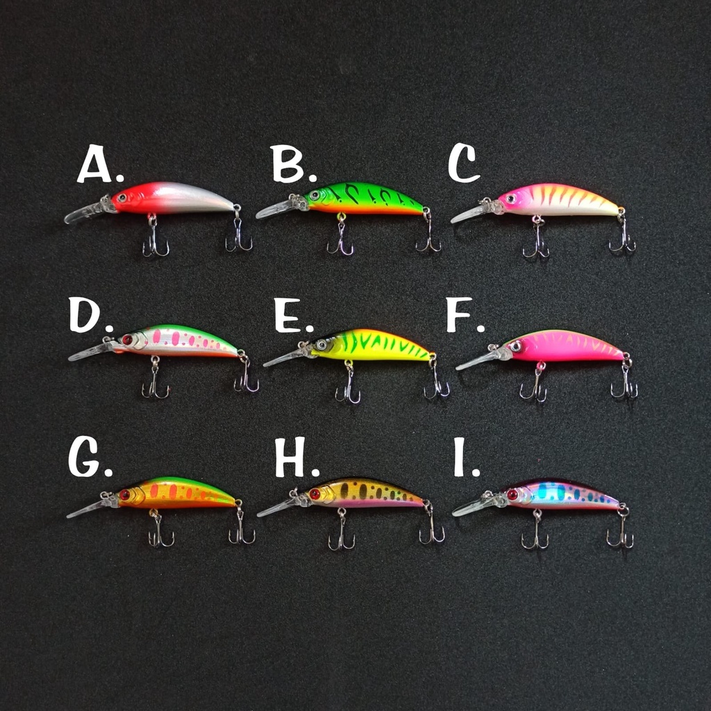 Minnow Long Tongue Fishing Bait/7Cm - 6gram/SINKING/MINNOW UL Long ...