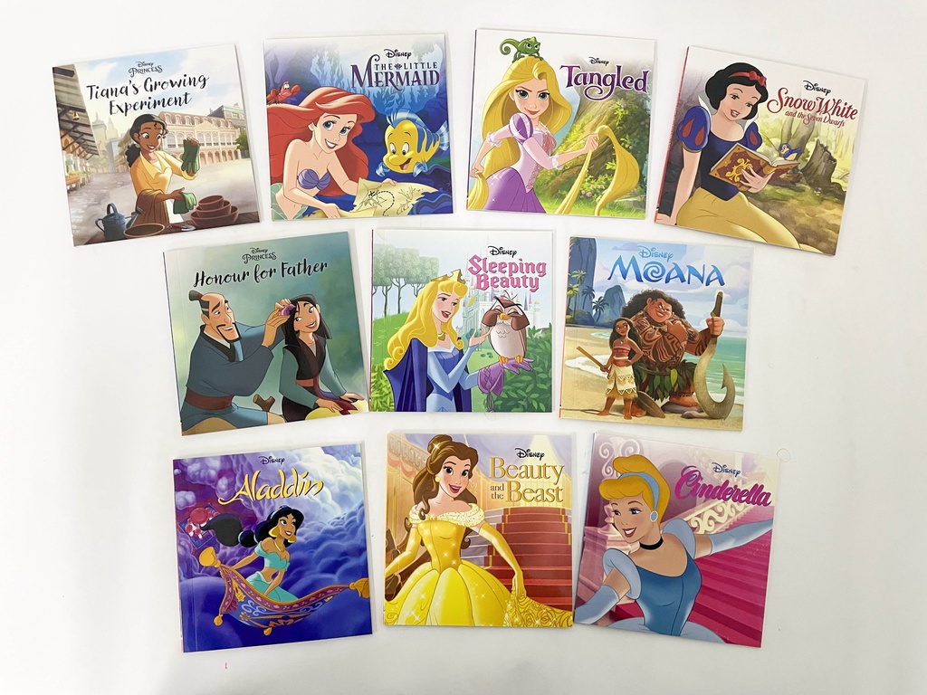 Disney Princess My Little Library Book Gift Set Box With 10 Storybooks ...