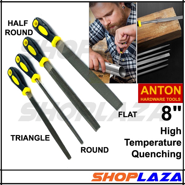 ANTON 8” Steel Files / Steel Rasp Files Woodwork Available in Triangle ...