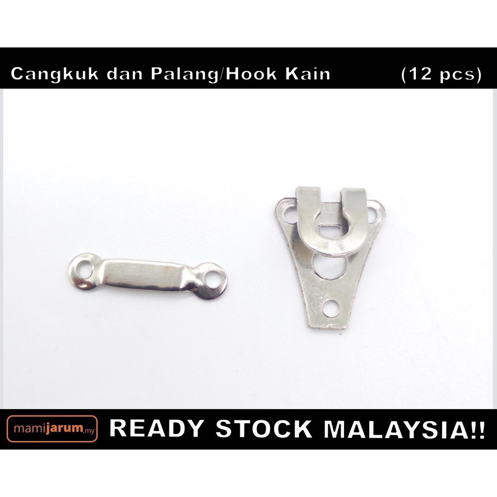 Cangkuk dan Palang/Hook Kain (12pcs) | Shopee Malaysia