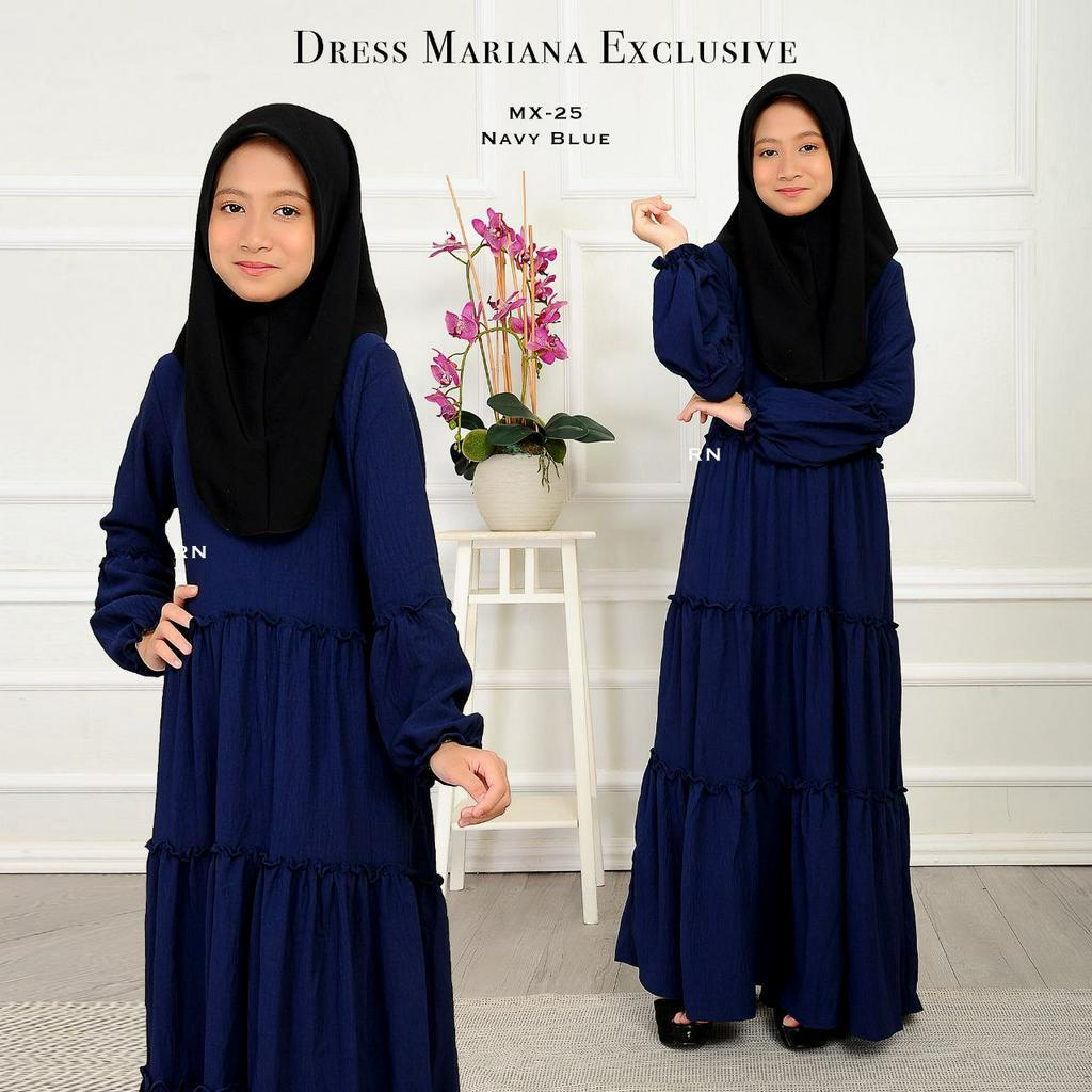 DRESS MARIANA EXCLUSIVE KIDS Dress Kanak2 Perempuan Girls Clothing ...