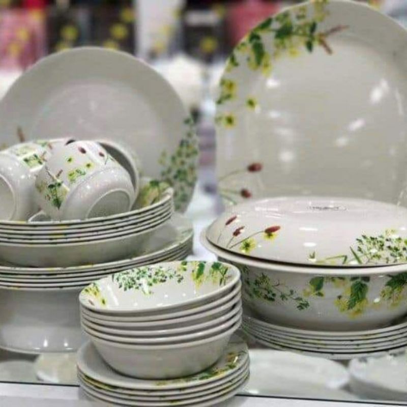 🔥 HOT OFFER 🔥Set melamine 42 pcs bunga corelle 🔥 | Shopee Malaysia