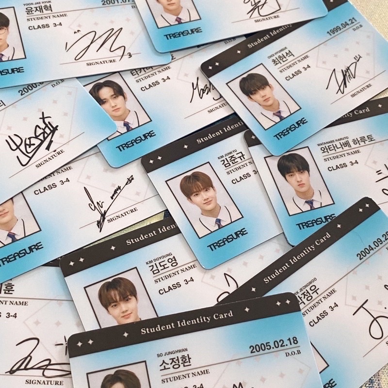 Treasure STUDENT CARD / DRAMA ID CARD | Shopee Malaysia
