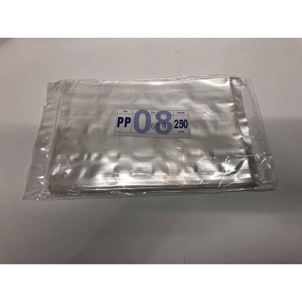 PP Plastic Bag (0.08mm) 6" x 9" (250gram/packet) | Shopee Malaysia