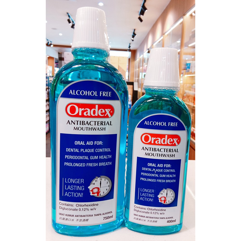 🔥HOT ITEM 🔥ORADEX ANTIBACTERIAL MOUTHWASH ( ALCOHOL FREE ) 400ML ...