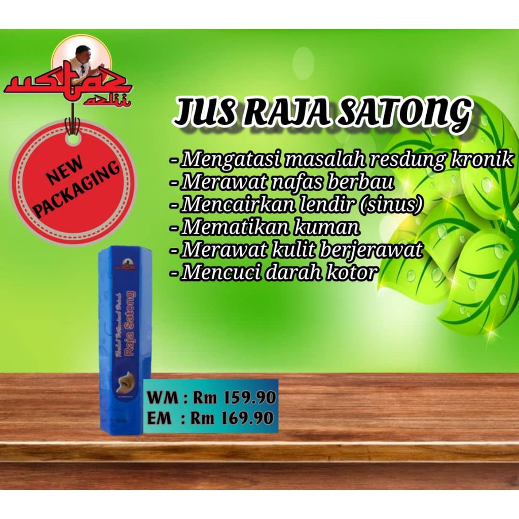 JUS RAJA SATONG TOBIB AZLII (Original Keluaran Tobib Azlii) | Shopee ...