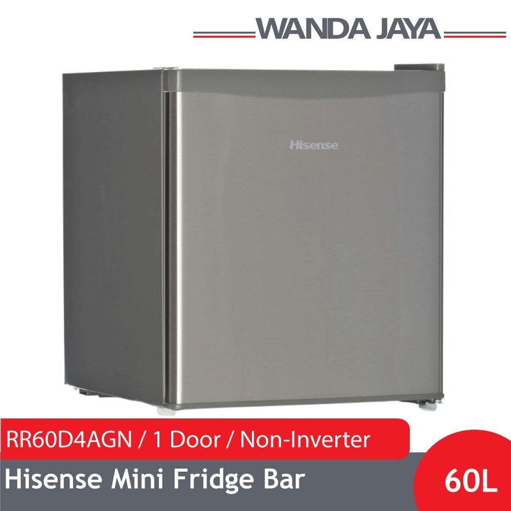 [FAST DELIVERY] Hisense Mini Bar 60L Mini Fridge RR60D4ABN BLACK ...