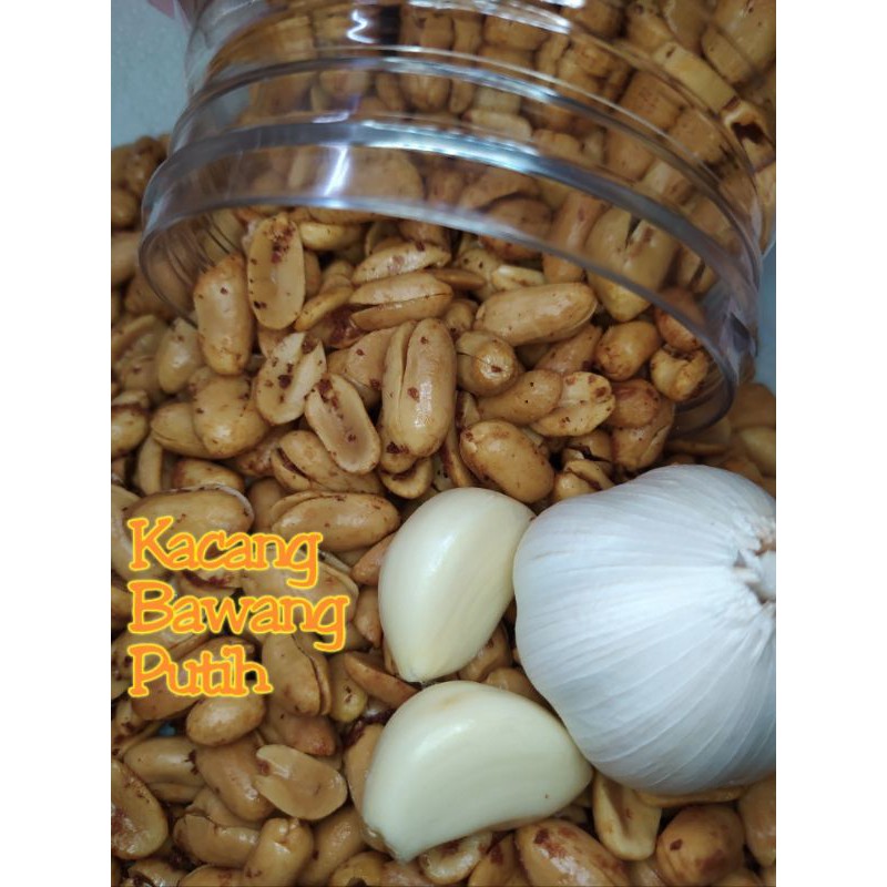 (BALANG) HOMEMADE SNACK GARLIC NUTS CRUNCHY / KUDAPAN KACANG GORENG ...