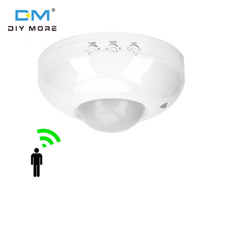 High Sensitivety 360 Degree Automatic Ceiling Infrared PIR Motion ...
