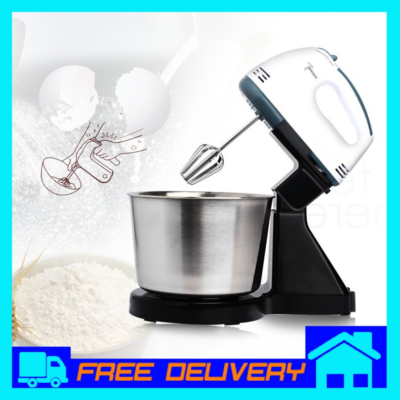 🔥Portable Baking Hand Mixer With Detachable Stainless Steel | Mesin ...
