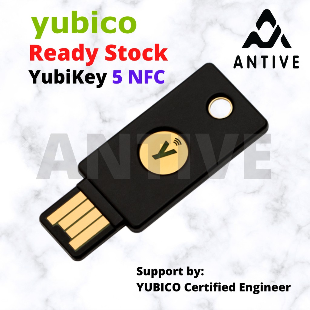 YubiKey 5 NFC (Two factor authentication) | Shopee Malaysia