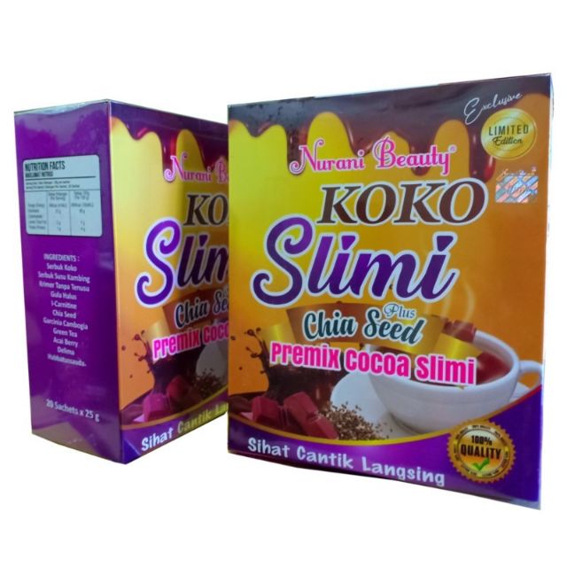 KOKO SLIMI PLUS CHIA SEED ORIGINAL 💯 HQ | Shopee Malaysia