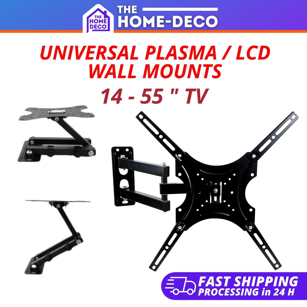 14 - 55 Inch LCD LED Plasma TV Bracket Wall Mount Flat Panel Bracket Holder ( HDL-117B / 117B-2 ...