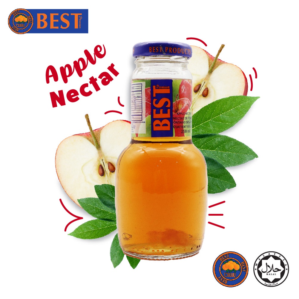 BEST PREMIUM JUICE APPLE NECTAR FLAVOUR 250ml | Shopee Malaysia