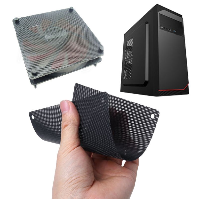 PC Computer Case Fan Cooler Net Dust Filter Dustproof Mesh 8cm/12cm ...