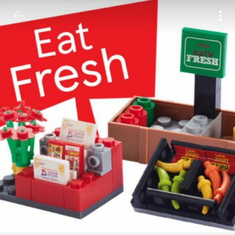 Tesco Lego - Eat Fresh (Limited Edition) | Shopee Malaysia