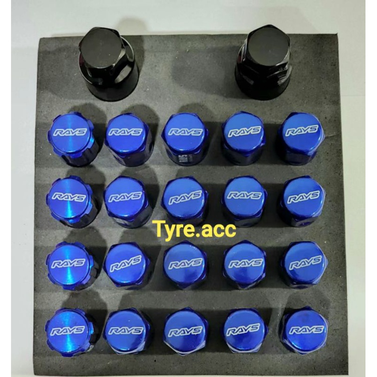 RAYS Racing Nut & Lock (Tayar Nut Panjang) Wheel Nut Sport Rim (Nut ...