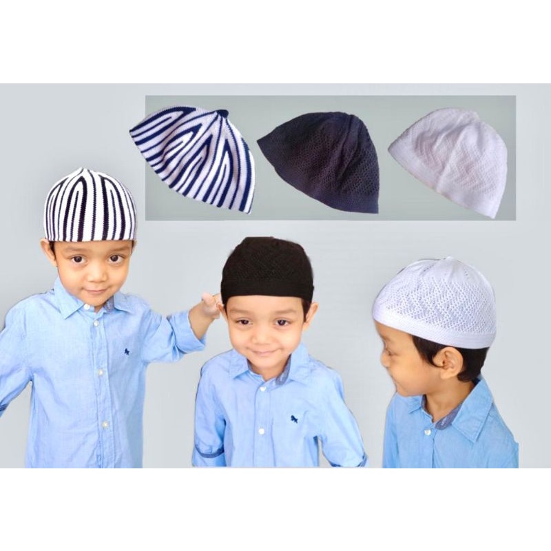 Kopiah Turkey Tebal Dan Selesa Kanak Kanak 2-10 tahun. Raya Haji ...